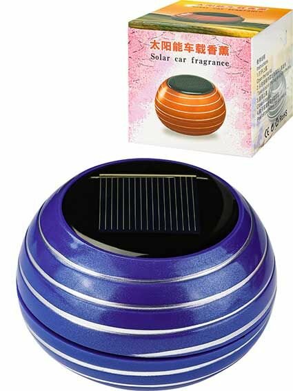 Ароматизатор для автомобиля Миленд На Солнечной Батарее, "Форма" Синий, Свежей - Цитрус, 6,5х4,5 см (АР-4193)