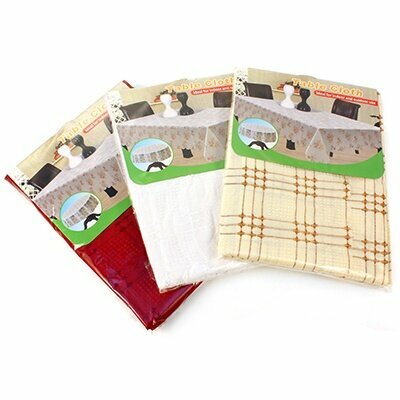 Скатерть Домашняя Мода 140х180 см полиэстер, "Клеточка", 4 цвета (36-17)