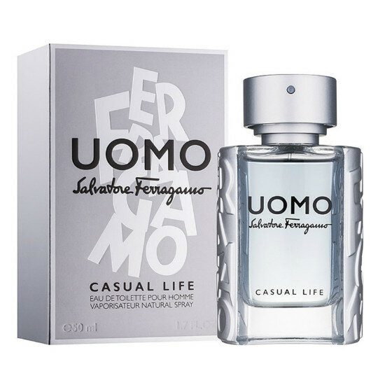 Туалетная вода Salvatore Ferragamo мужская Uomo Salvatore Ferragamo Casual Life 50 мл
