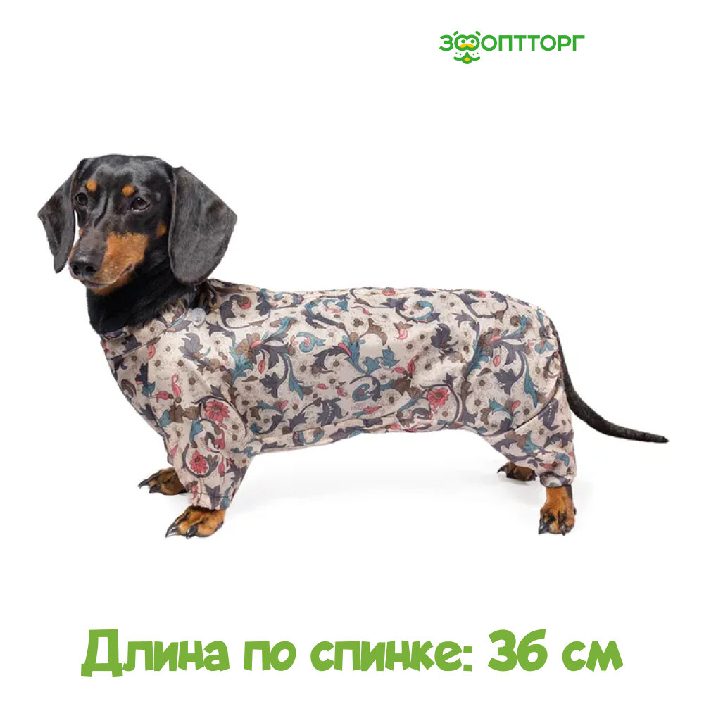 Гамма Комбинезон-дождевик для собак "Кроличья такса" XL, Унисекс