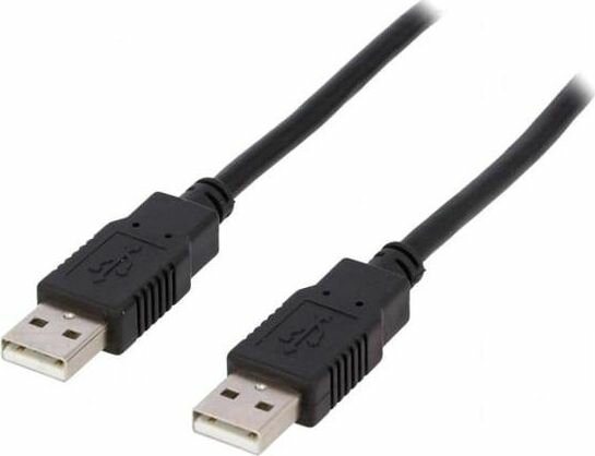 Кабель BQ CABLE CAB-USB2AA/1.0-BK Кабель USB 2.0 вилка USB A с обеих сторон 1м черный 1шт