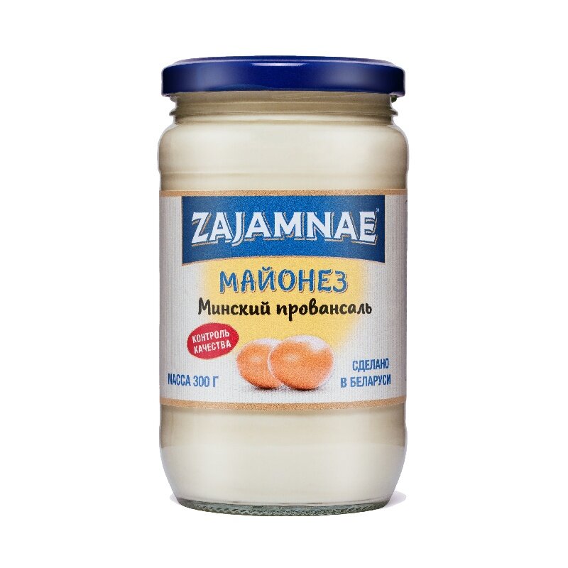 Майонез ZAJAMNAE "Провансаль минский" 50% /стекло/ 350мл