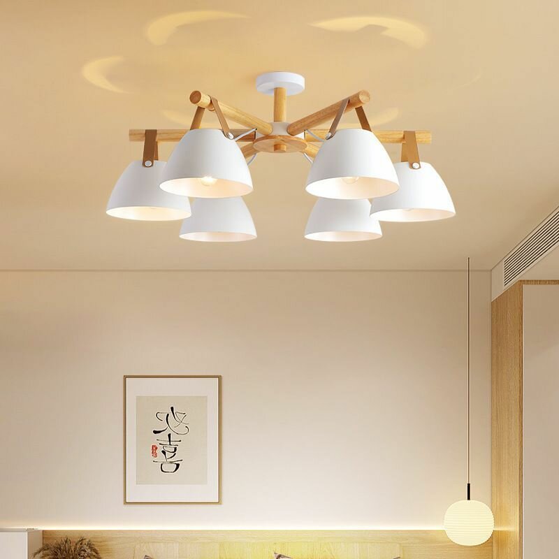 Люстра E27 2023 Новый дизайн внутреннего освещения в скандинавском стиле 110-220 В