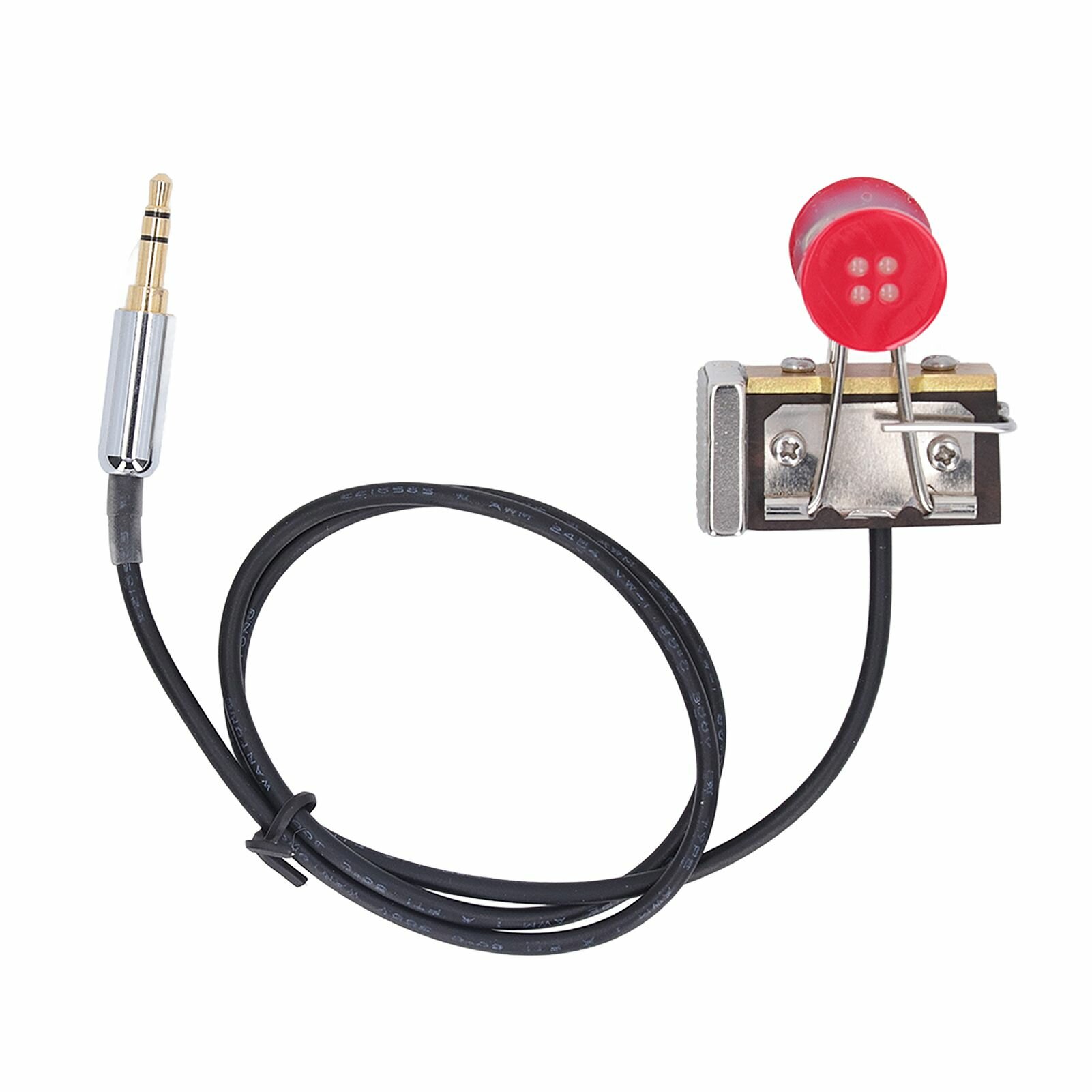 Ключ Морзе CW автоматический латунный с смолой, мини-портативный телеграфный ключ для индустрии