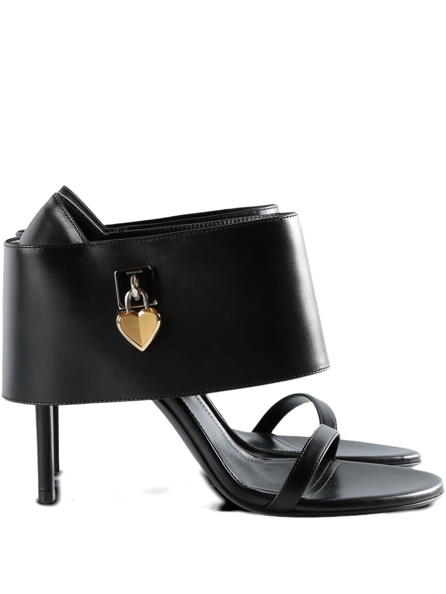 Босоножки Leather heeled sandals