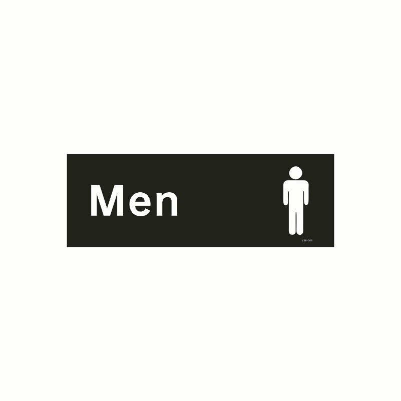 1 шт./лот. Знак для мужского туалета — чёрно-белая акриловая этикетка, самоклеящаяся виниловая наклейка, чёткая половая идентификация для ванных комнат, офисов и общественных мест, 5 х 15 см