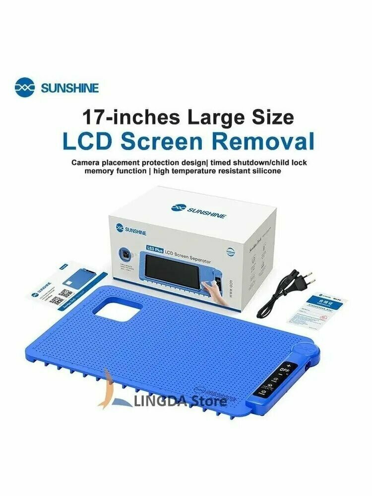 Термоковрик (сепаратор) для снятия дисплеев Sunshine LS3 Plus, разделитель ЖК-экрана, нагревательная платформа