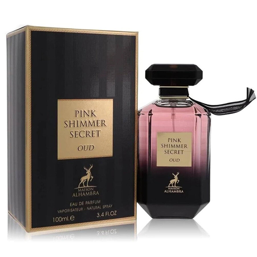 Парфюмерная вода Alhambra Pink Shimmer Secret Oud 100 мл женский / Пинк Шиммер Сикрет Уд
