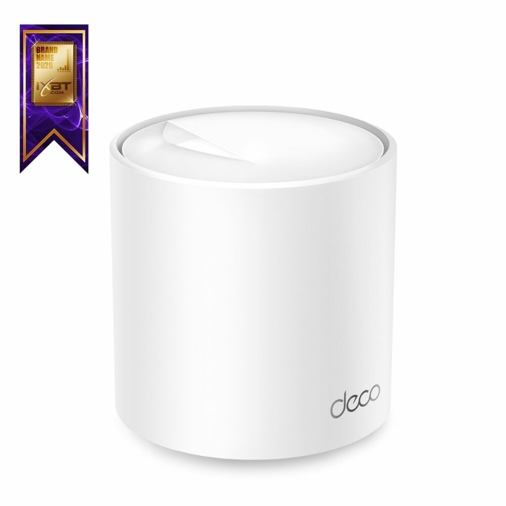 Mesh-Система TP-Link Deco X50(1-pack), AX3000, двухдиапазонная, 3xRJ45 1Гбит/с (комплект из 1шт)