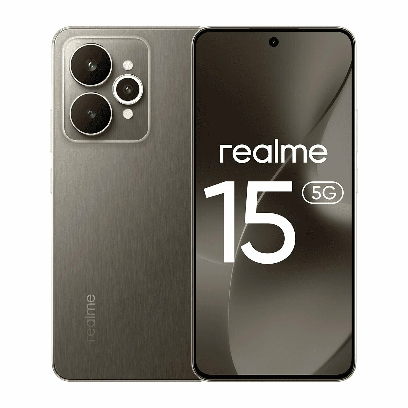 Смартфон Realme 15 5G, 12/512 ГБ, Dual nano SIM, черный металл (RU)