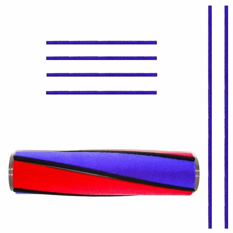 Сменная щетка для Dyson V6 V7 V8 V10 V11 мягкий валик с 6 войлоками