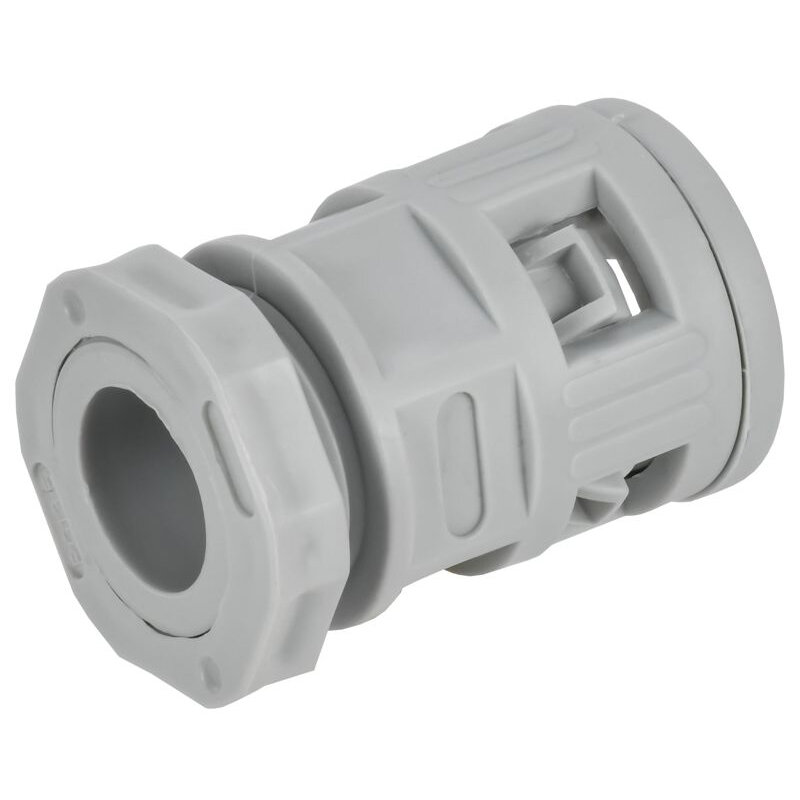 ELASTA Муфта вводная для гофрированных труб MVN16 IP40 серая, IEK ET-TA00D-MVN-016-K41-050 (50 шт.)