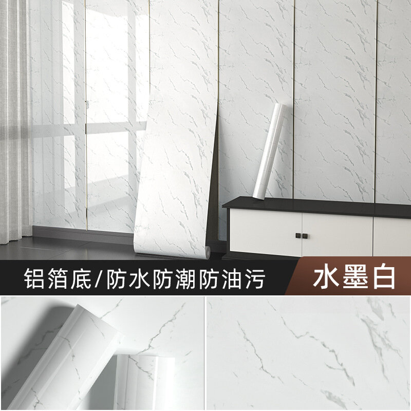 Мраморные кухонные наклейки, устойчивые к маслу, термостойкие наклейки для плитки, наклейки для стен, вытяжки, шкафов, плиты, водонепроницаемые, маслостойкие, самоклеящиеся