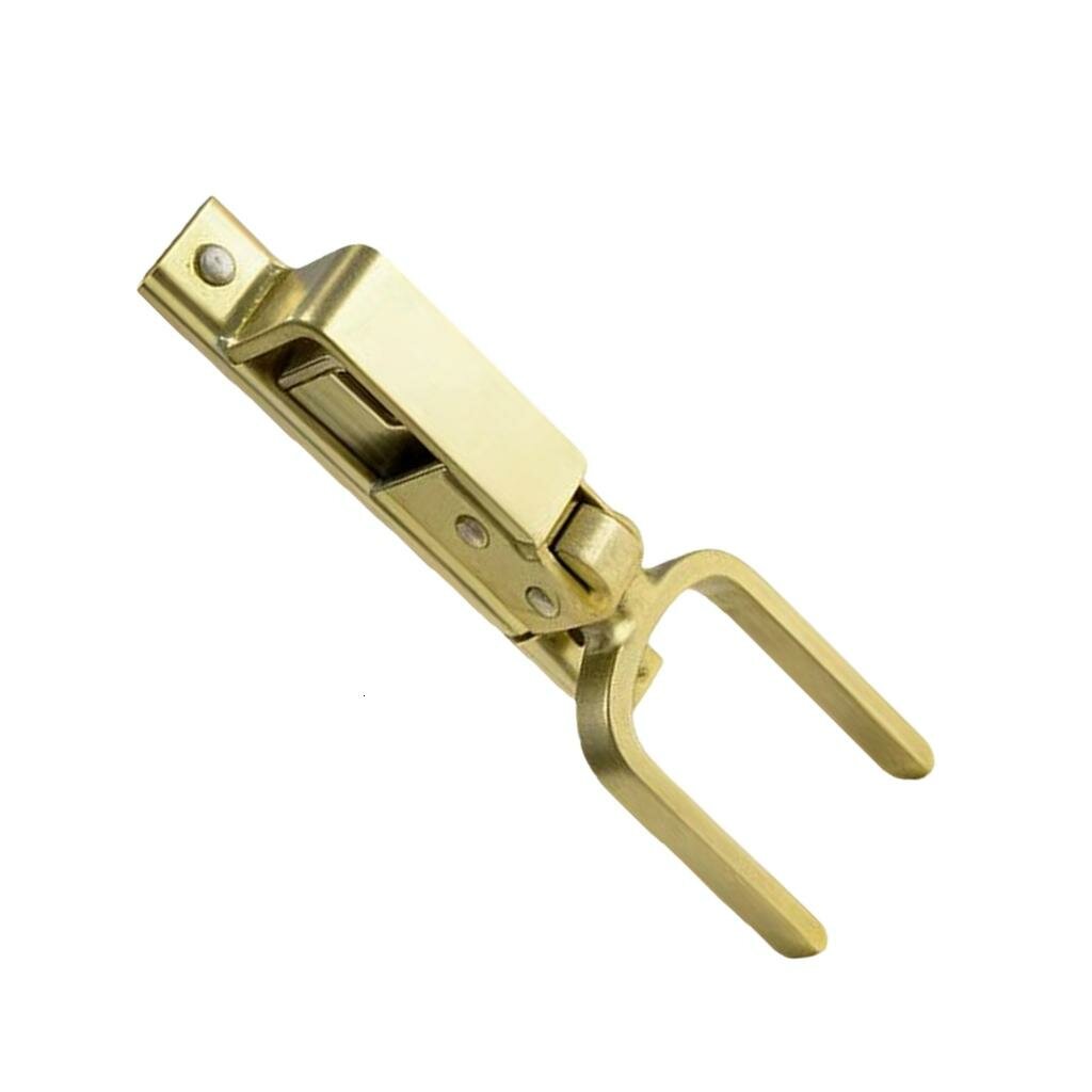 Замок для ворот с автоматической блокировкой, 1 шт. золотого цвета