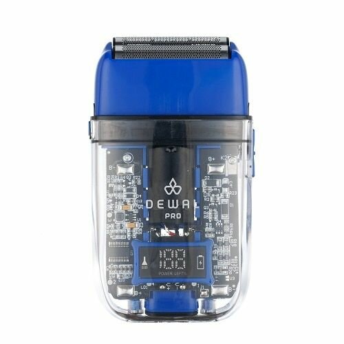 Шейвер для проработки контуров/бороды DEWAL PRO BARBER STYLE NEON Blue