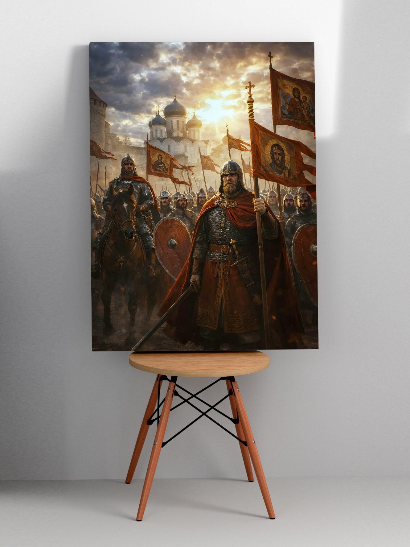 Картина интерьерная "Святая Русь". 35х55 см, ОренХолст, картина на подрамнике