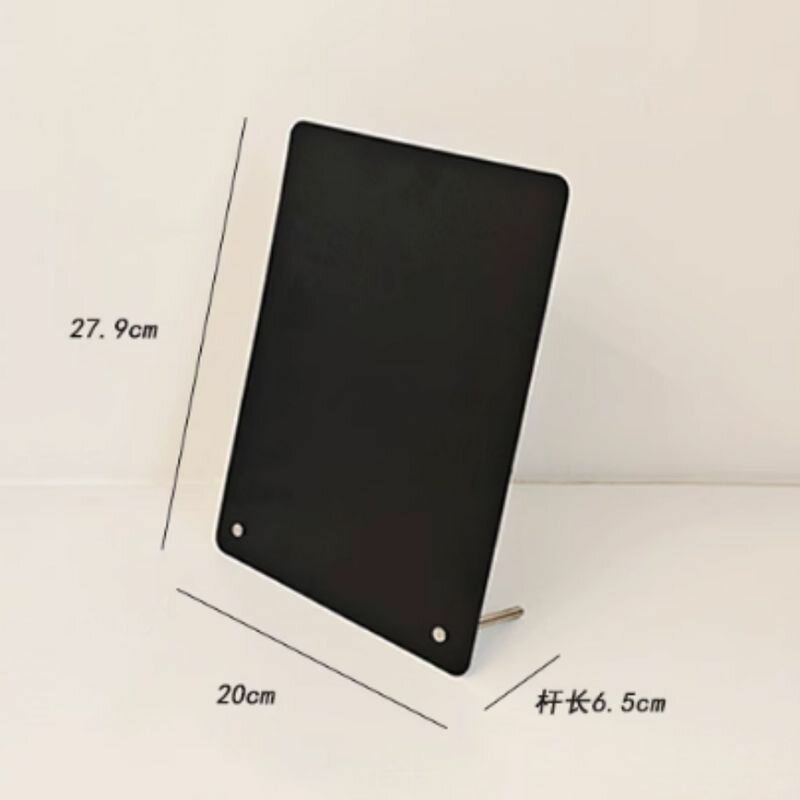 Настольная магнитная доска для сообщений, черная доска, доска для заметок, металлическая доска, креативный магнит для хлеба, доска для напоминаний в офисе