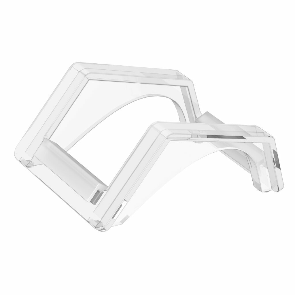 Универсальная вертикальная подставка для мини-ПК S12 N100 с отверстиями для кабелей и простым винтовым креплением