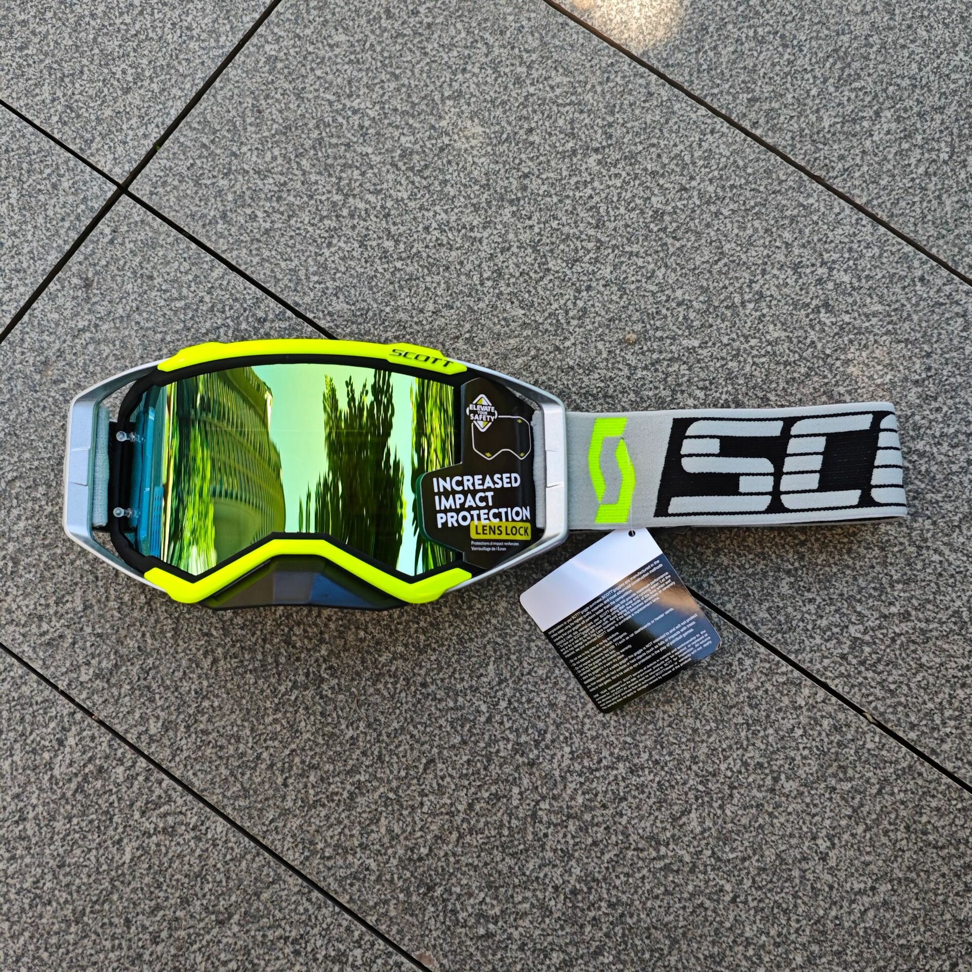 Очки-маска SCOTT "Primal Snow Cross", для снегоходов, защита от ветра и снега, ударопрочные