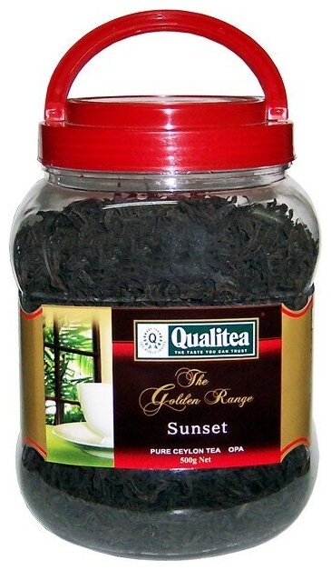 Чай чёрный цейлонский ТМ "Кволити" - Бидон ОРА, крупнолистовой, 500 гр.