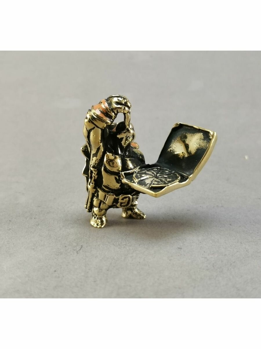 Бусина Мики (черепашка) Бронзовый На браслет