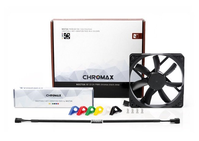 Вентилятор 120x120x25 Noctua NF-S12A-PWM-CH. BK. S