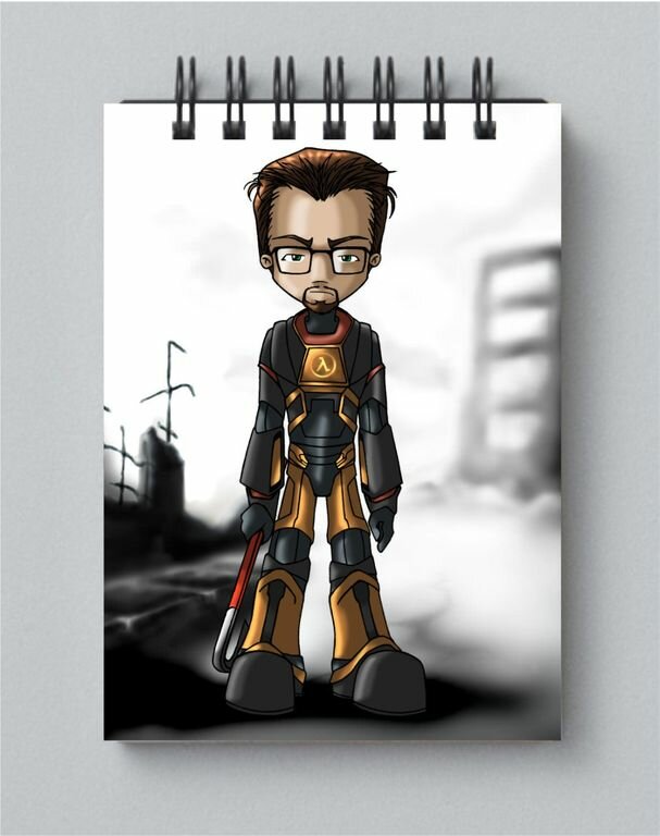 Блокнот Half-Life, Халф Лайф №5, А5, 15 на 21 см