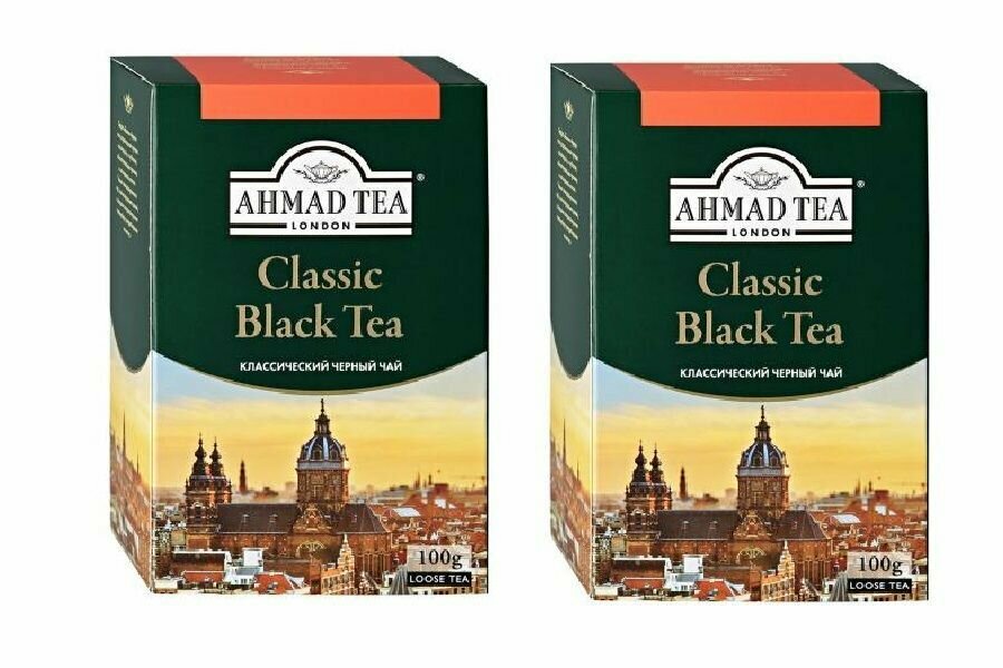 Ahmad Tea Чай черный Classic Black Tea, 100 г, 2 штуки