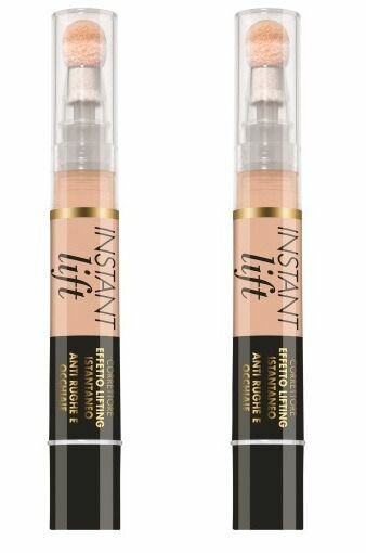 Консилер, Deborah Milano, Instant lift concealer, тон 0 белоснежно розовый, 4.2 г, 2 шт