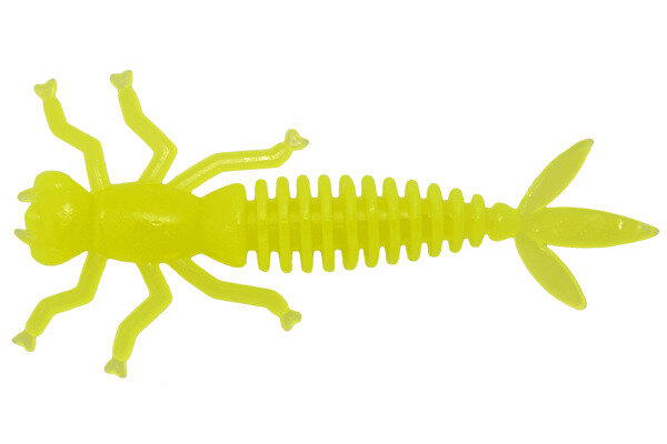 Мягкая приманка LureMax KARAKATITSA 3'/7,5 см, 001 - Chartreuse (6шт)