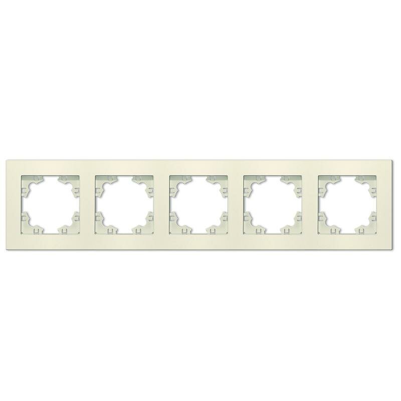 Рамка 5-м Афина универс. сл. кость (ivory) Universal A1042-I