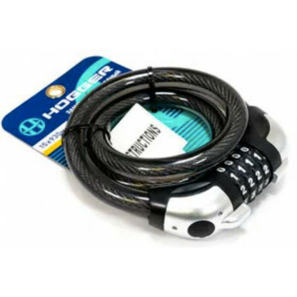 Велозамок Hogger, Трос 15*930, Кодовый С Подсветкой