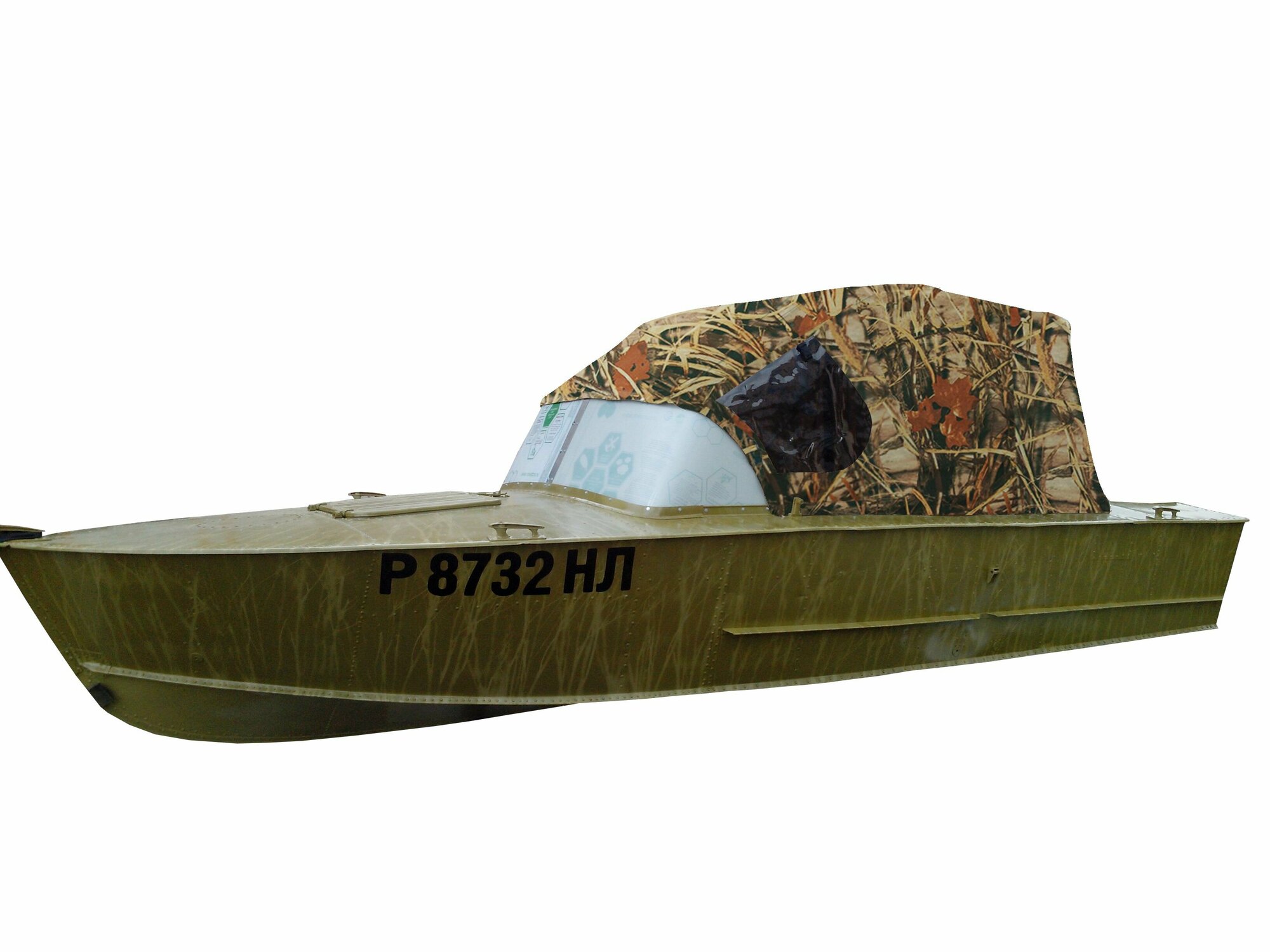 Прогресс-2, 2М, 3М. Тент с дугами с креплениями на штатное стекло