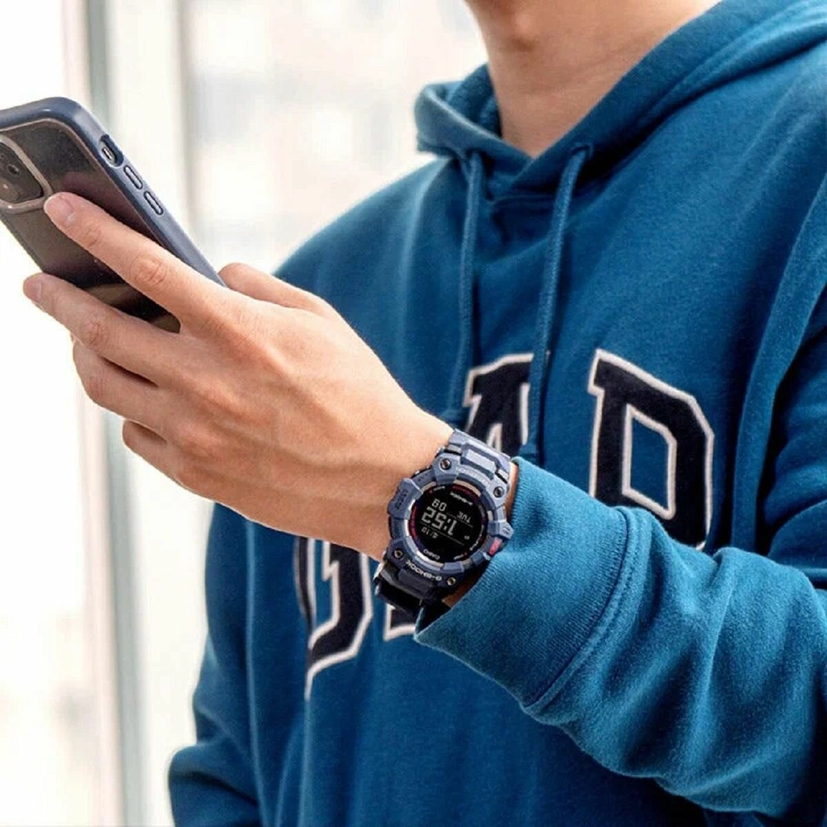 Наручные часы CASIO, темно-синий/черный — фото 1