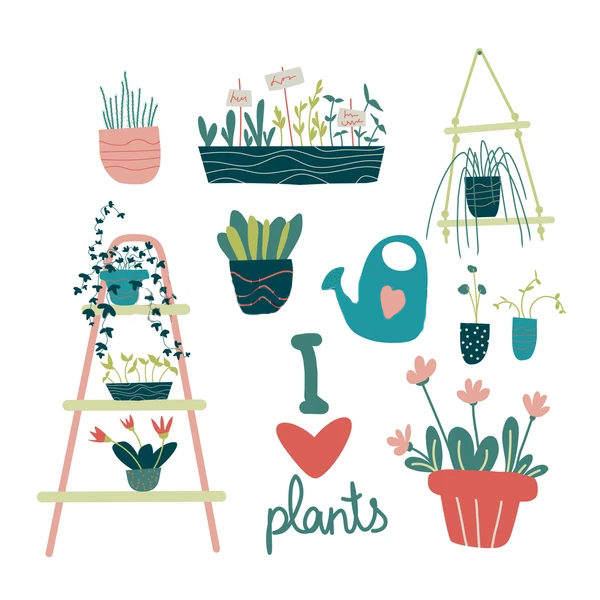 Наклейки стикеры Цветы