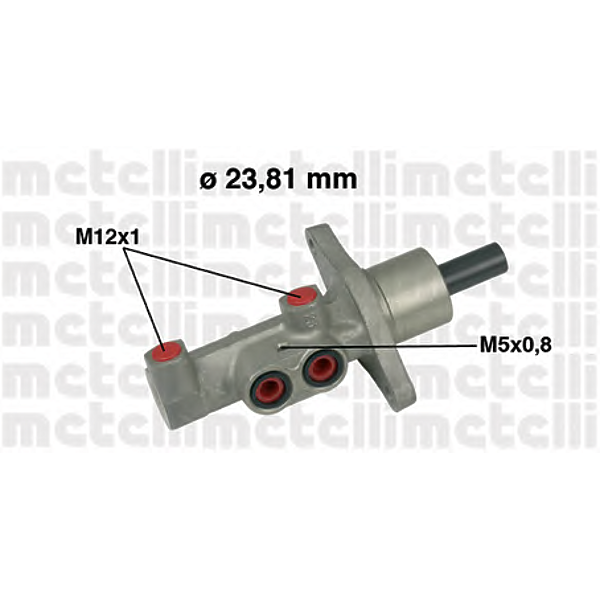 METELLI 05-0475 (1223475 / 1223483) главный тормозной цилиндр (23,81 mm)