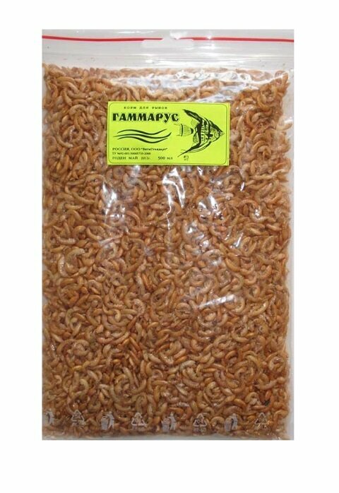 Витастандарт корм для рыб Гаммарус (500 мл х 10 шт)