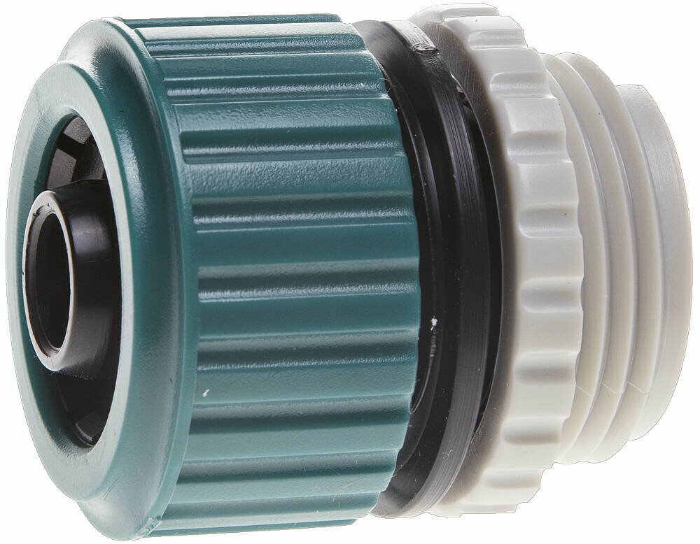 RACO ORIGINAL внешняя резьба 3/4"+1" - шланг 3/4", переходник из ударопрочного пластика