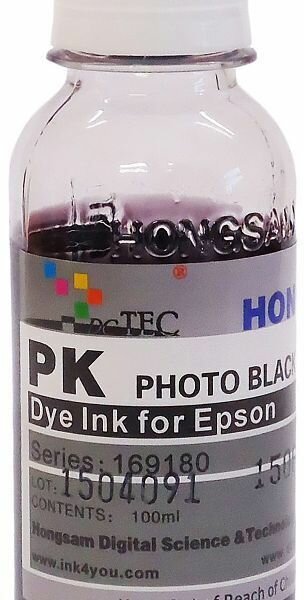Чернила DCtec 901300 для Epson. Черные фото, водорастворимые, 100 мл.