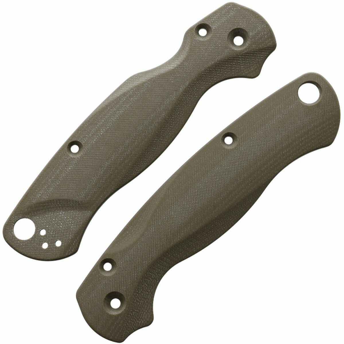 Сменные накладки для ножей Spyderco Para Military 2 Flytanium Lotus (G-10 OD Green)
