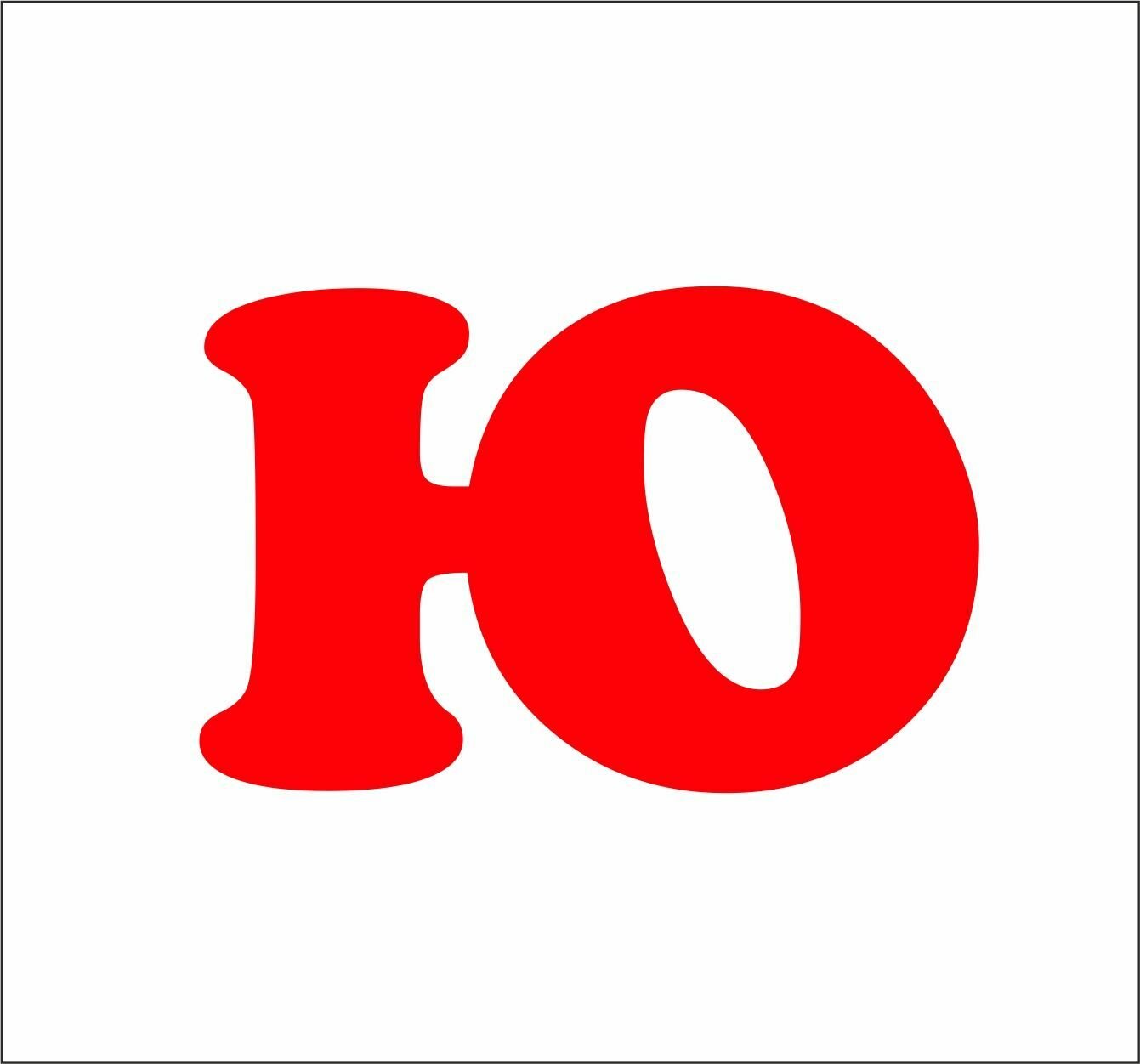 Буква Ю из акрила для вывесок 9 см / шрифт 1 красный