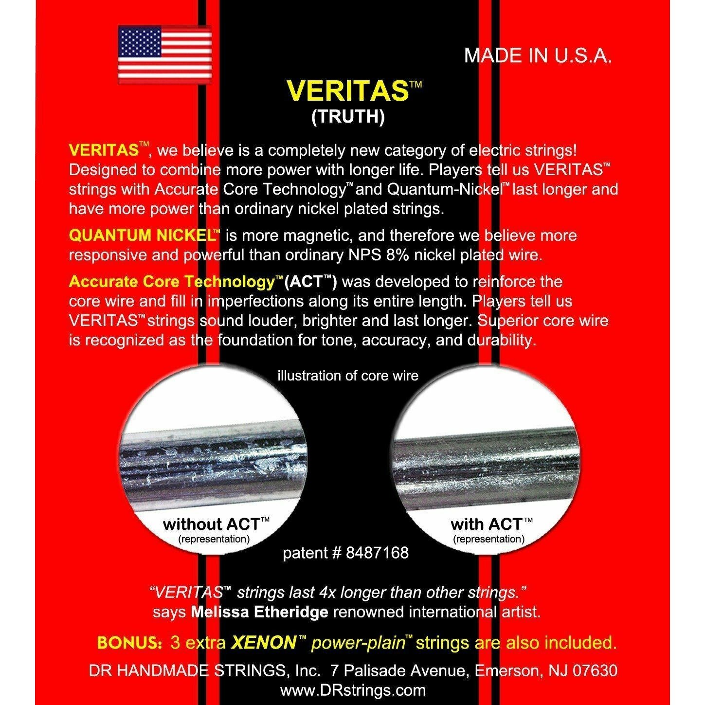 Струны для электрогитары DR String VTE-9 — фото 1