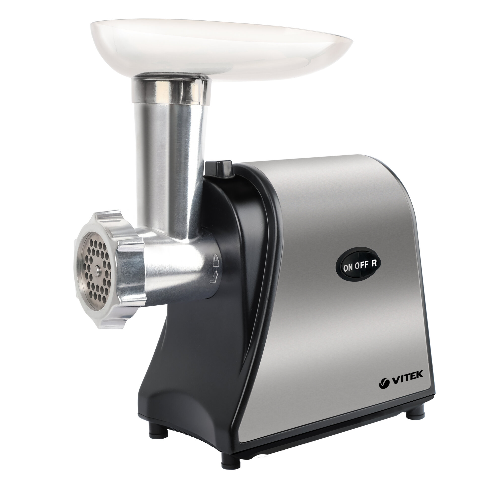 Мясорубка VITEK VT-3636 MC, для приготовления колбасок, диск для фарша, пластик, черная