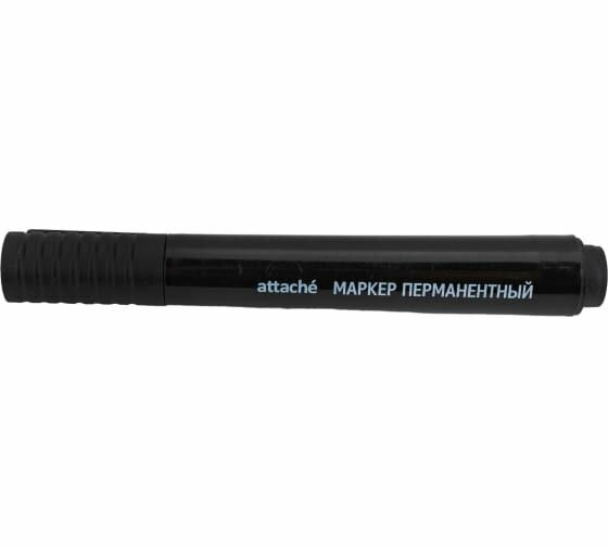 Перманентный маркер 1 шт в упаковке Attache Economy универсальный черный 2-3 мм 475786