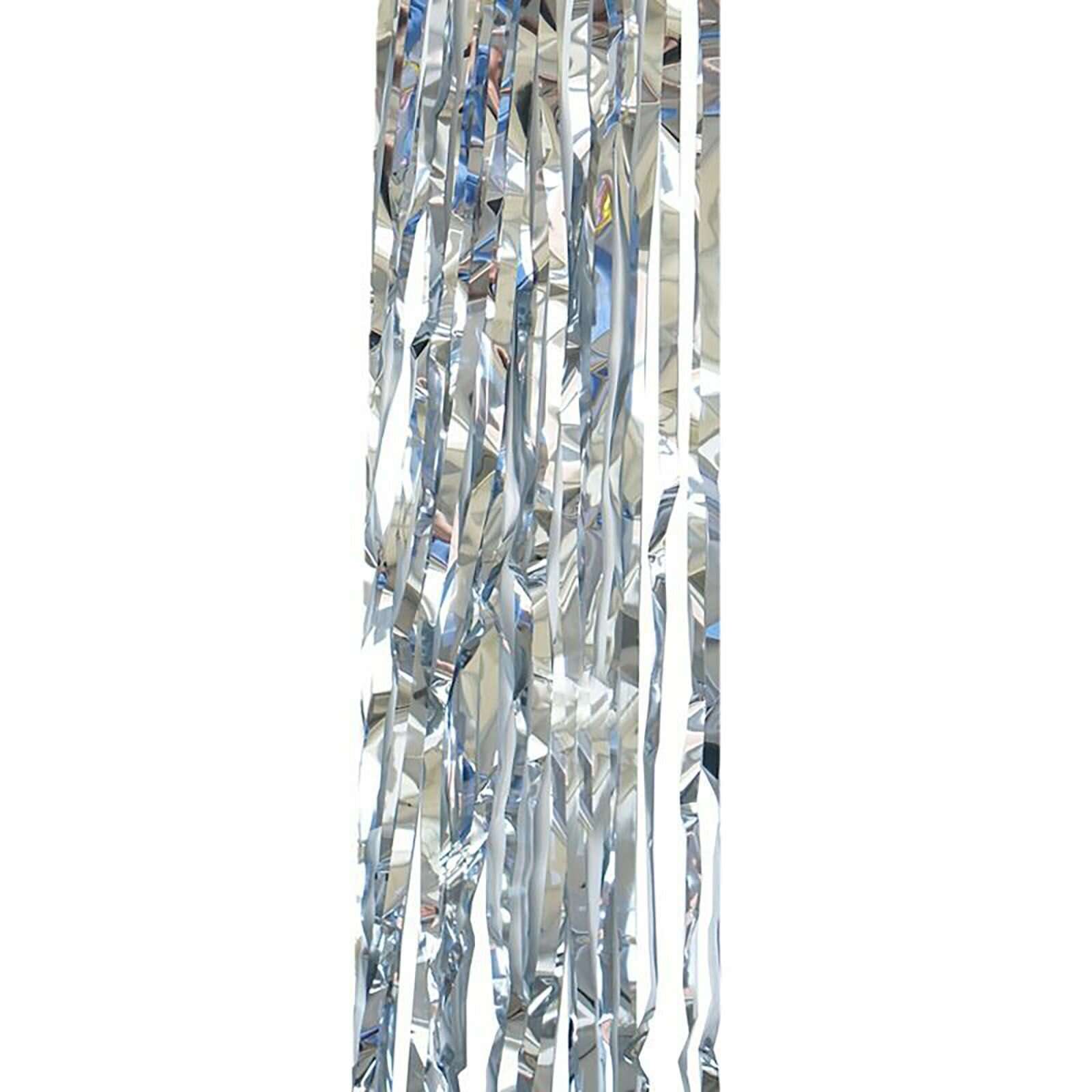 Новогодний дождик Серебро (10*100 см) / 1 шт. / Веселый праздник