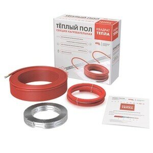 Теплый пол кабельный Квадрат тепла КС-1000-55 5-6,67 кв. м 1000 Вт 55 м