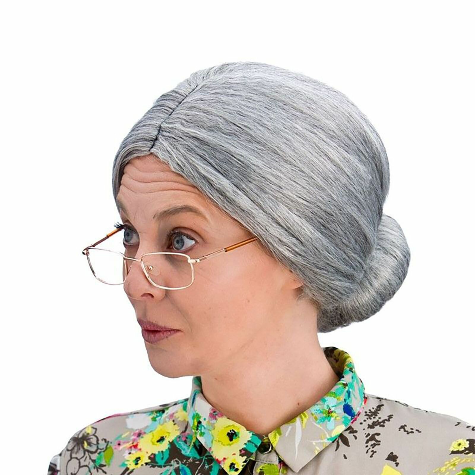 Парик "Старушка" / 163 г / веселуха