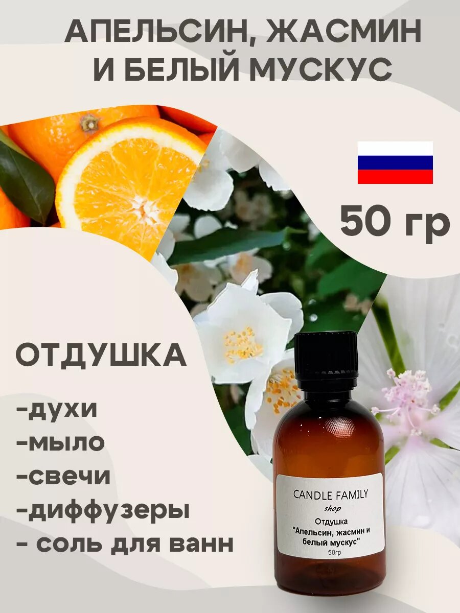 Отдушка для свечей и мыла. Ароматизатор косметический