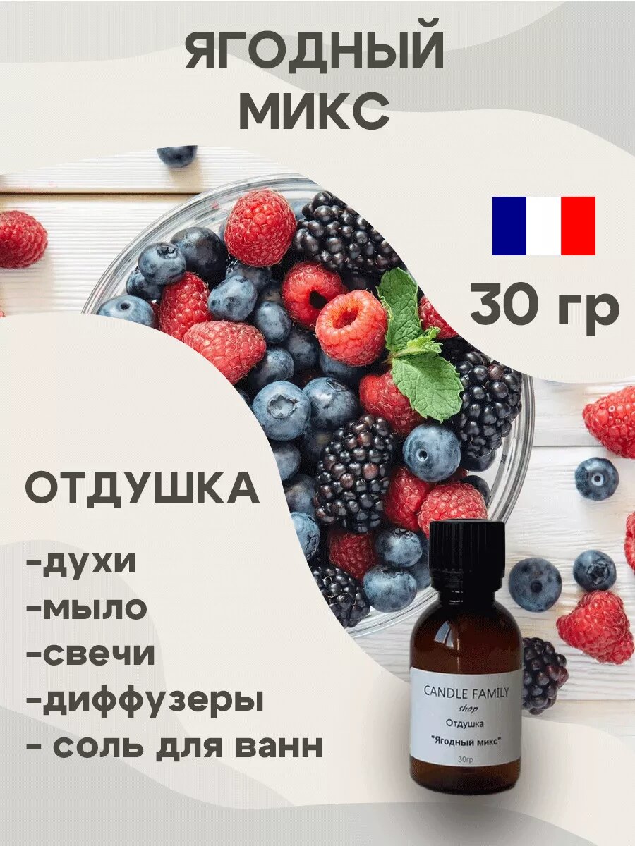 Отдушка для свечей и мыла. Ароматизатор косметический