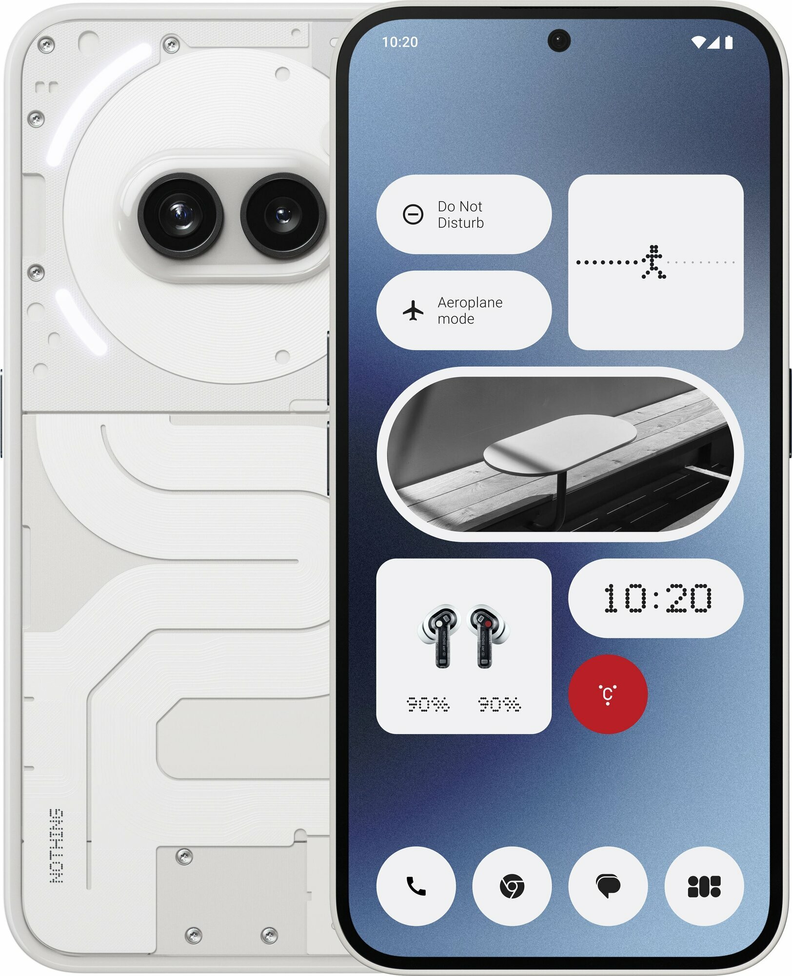 Смартфон Nothing Phone (2a) 12/256Gb Milk (Белый) (Global) 2Sim